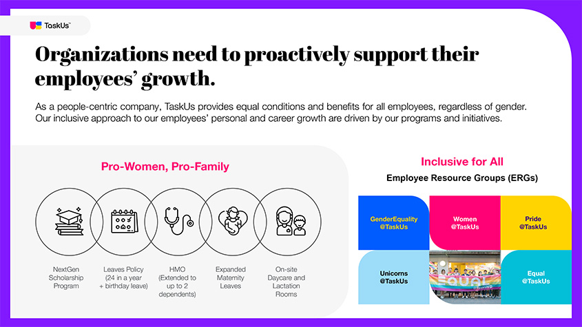 TaskUs Strengthens Commitment to Women’s Wellness and Inclusion This ...